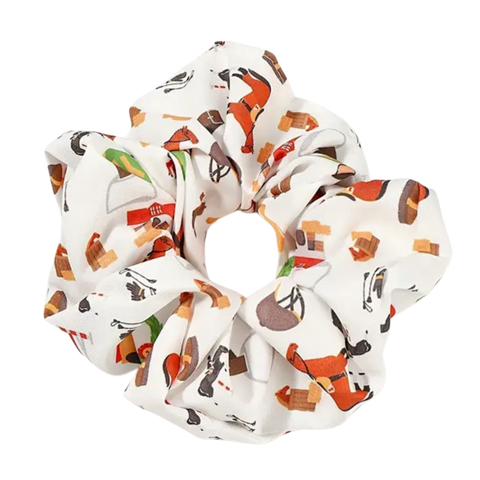 GEMMA Horse Design Hair Scrunchie – For Horse & Country